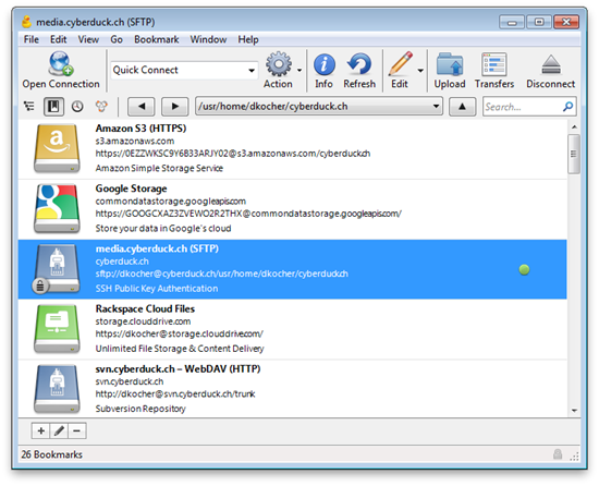 Cyberduck FTP Now Available For Windows